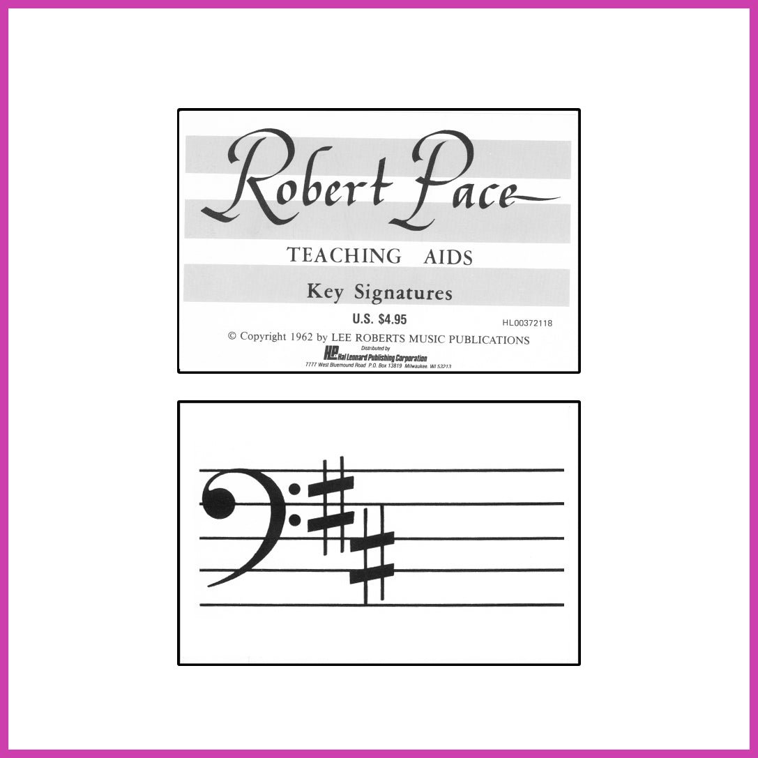 Key Signature Flashcards – Pace Piano - Lee Roberts Music Publications